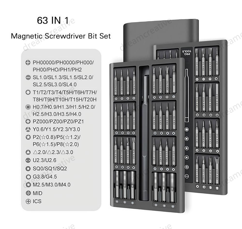 102 in 1 Precision Screwdriver Set Gadget Screw Driver Set Dismountable ...