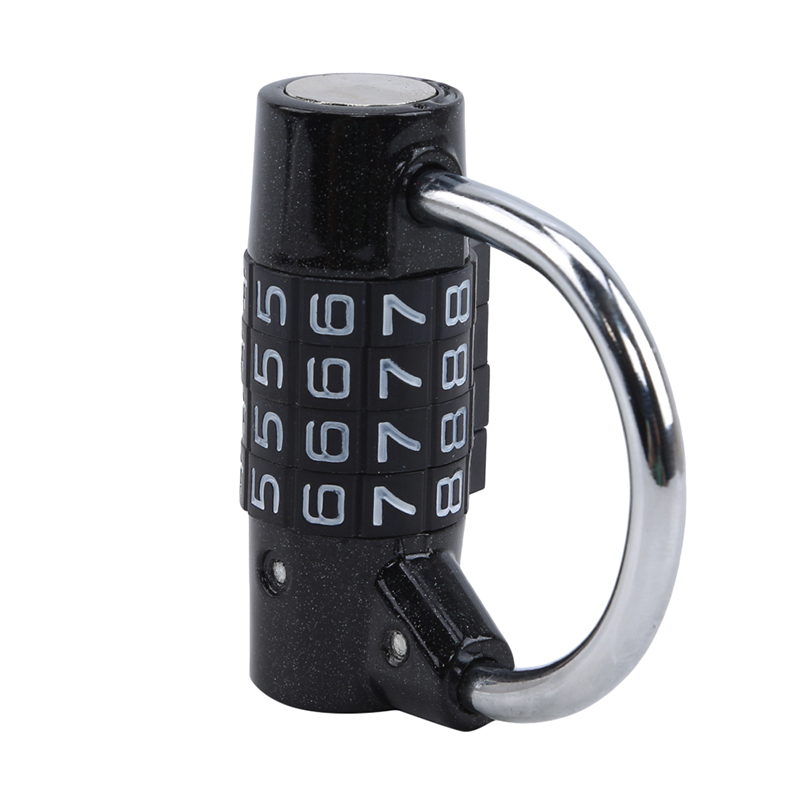 4 Digit Password Safety Lock Wide Shackle Combination Padlock for Gym ...