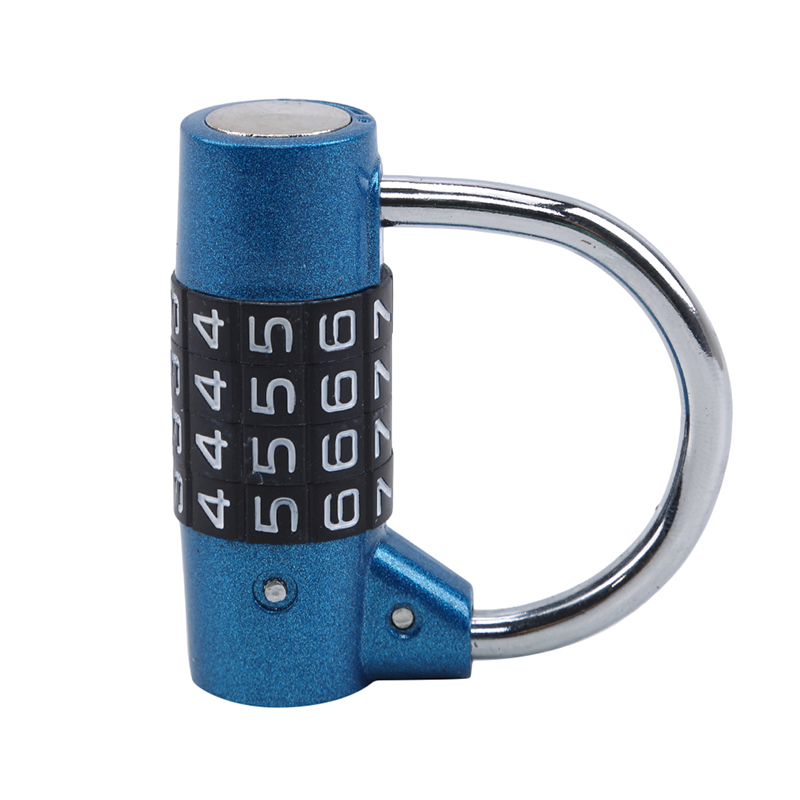 4 Digit Password Safety Lock Wide Shackle Combination Padlock for Gym ...