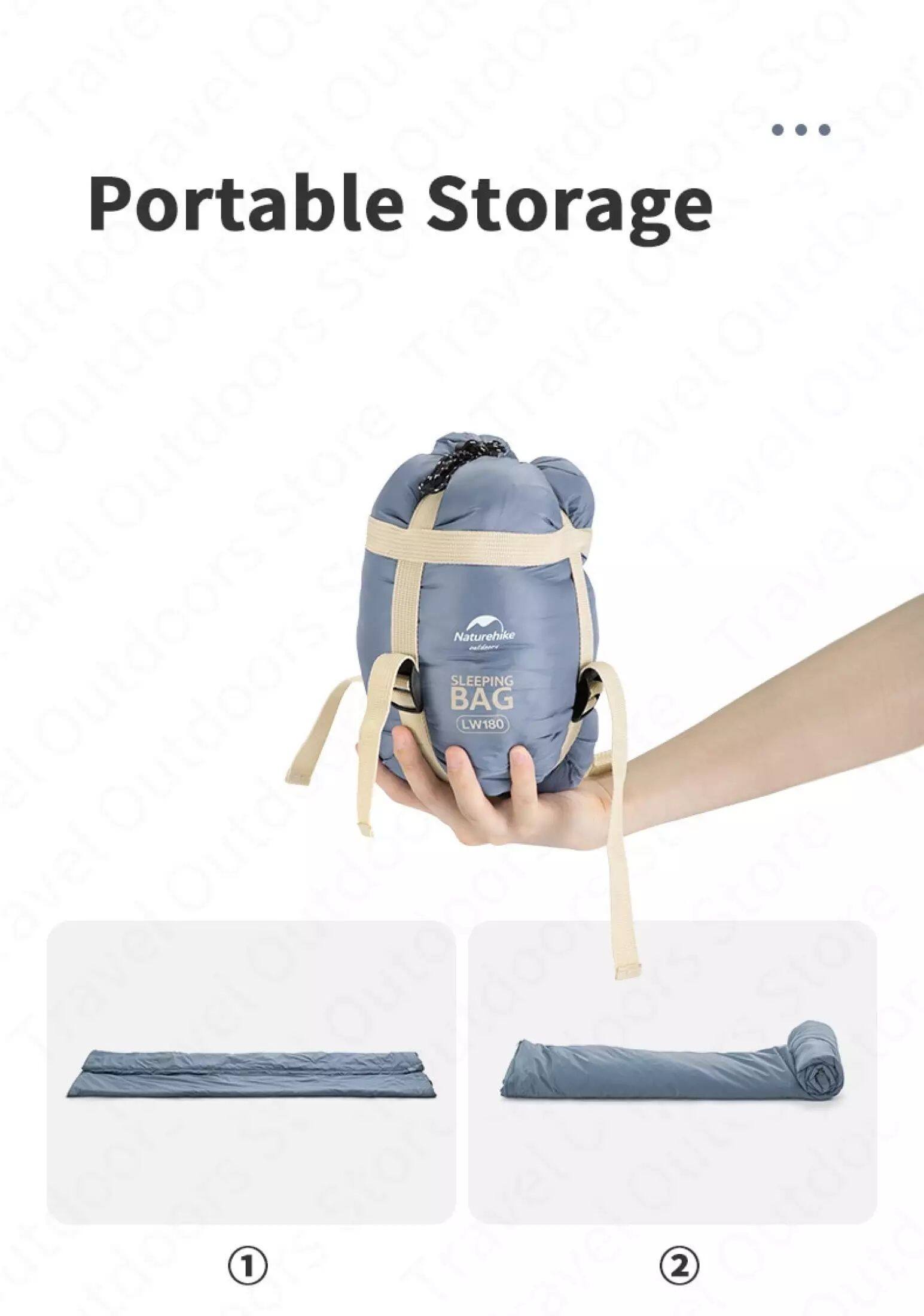 Naturehike Lightweight Camping Mini Envelopes Sleeping Bags | Shopee ...