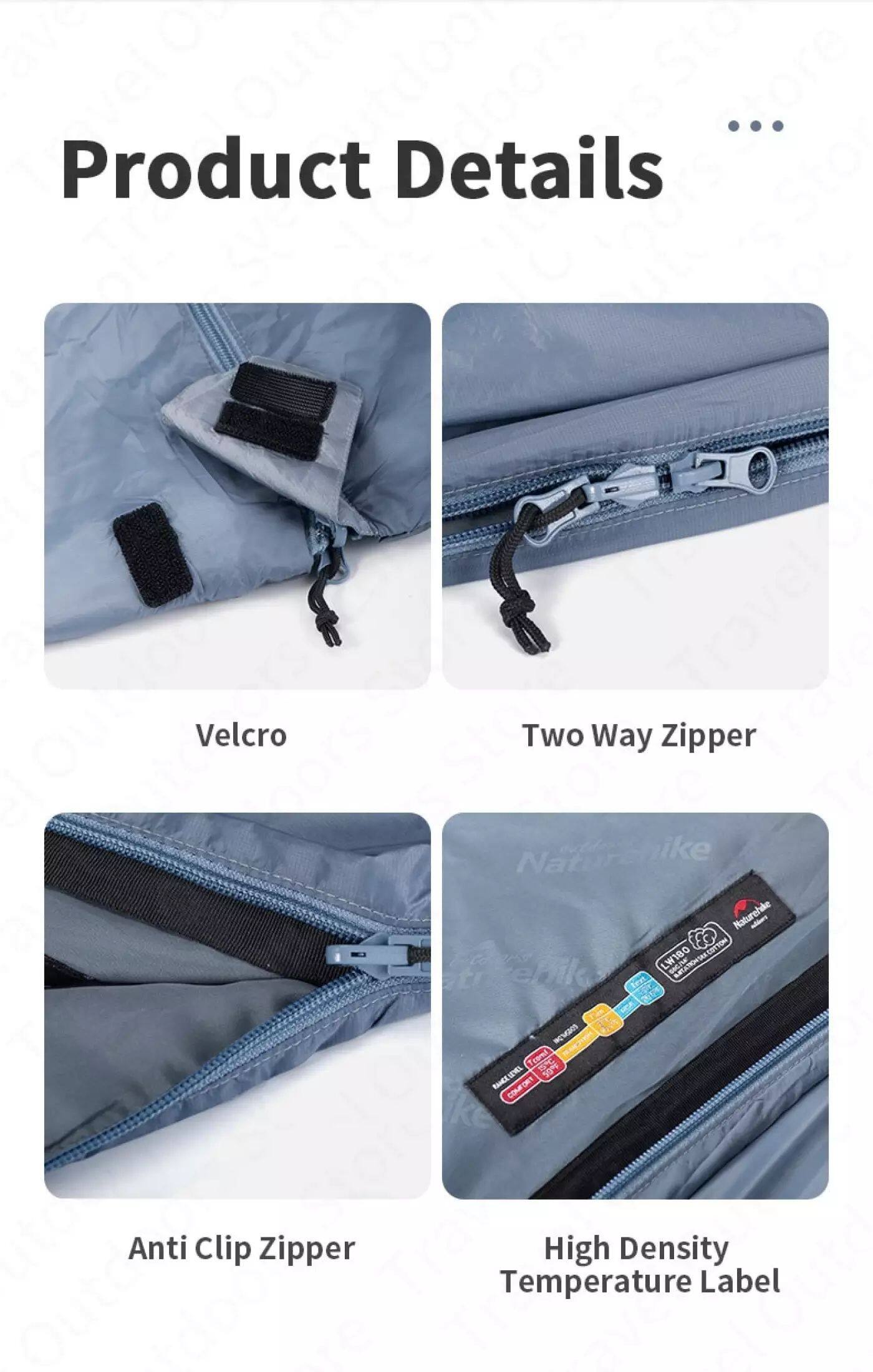 Naturehike Lightweight Camping Mini Envelopes Sleeping Bags | Shopee ...