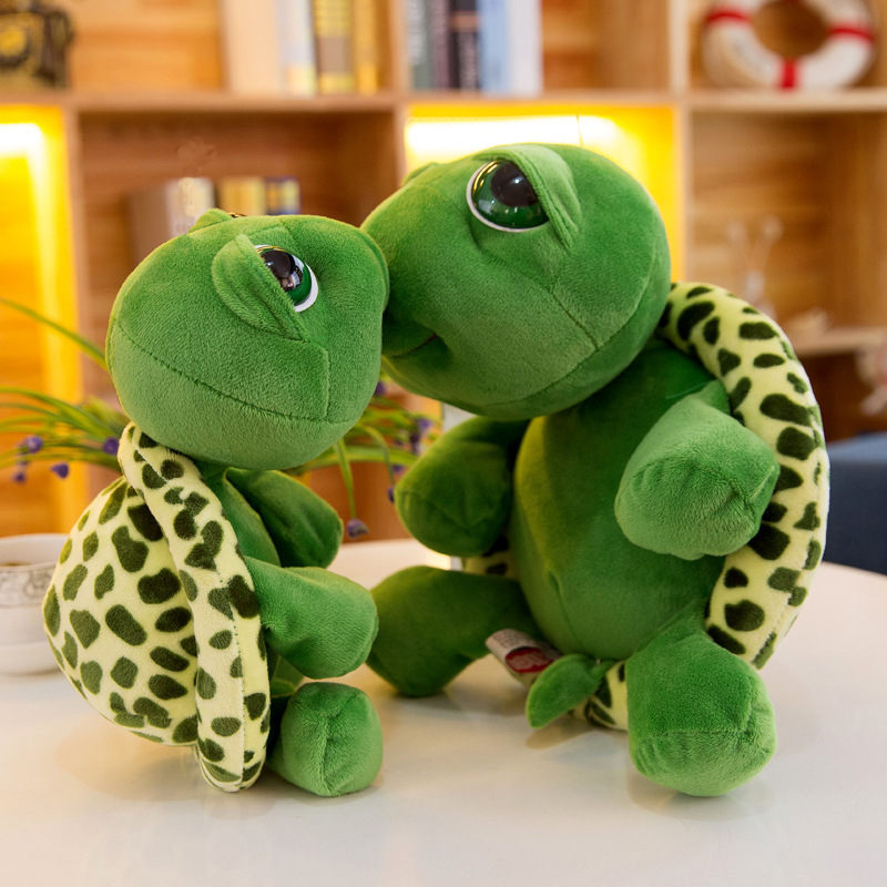 20cm Very cute Simulation animal Tortoise stuffed Plush Toy Green Sea ...