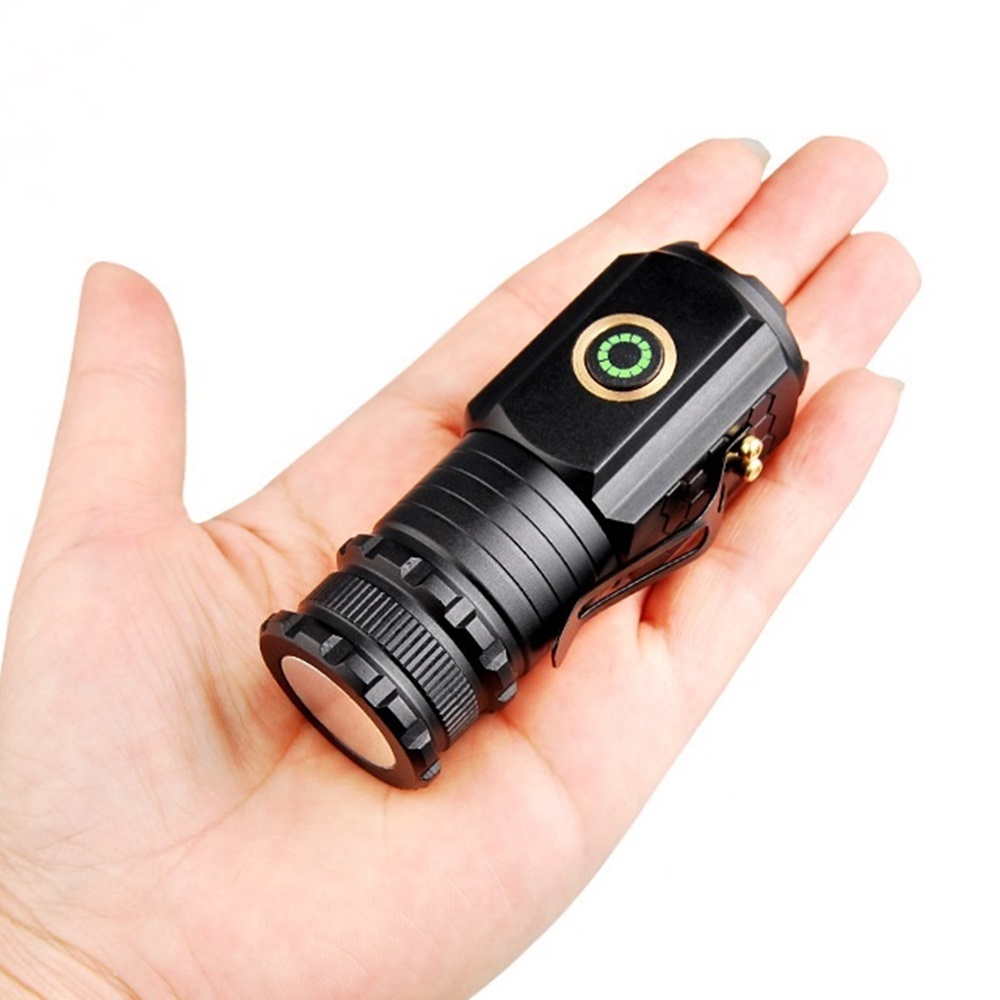 Alonefire X23 Super Bright Mini LED Flashlight Rechargeable Waterproof ...