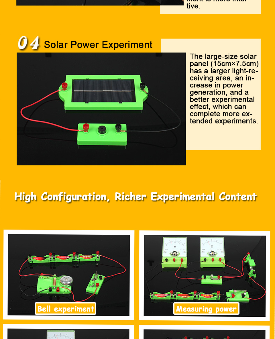 Lab Electricity Experiment Kit Junior High School Electromagnetics ...