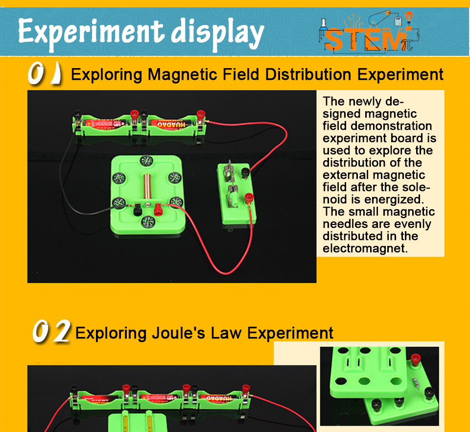 Lab Electricity Experiment Kit Junior High School Electromagnetics ...