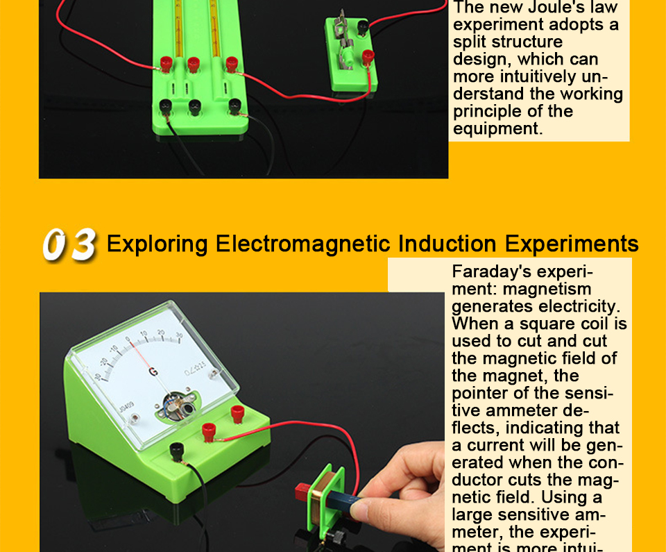 Lab Electricity Experiment Kit Junior High School Electromagnetics ...