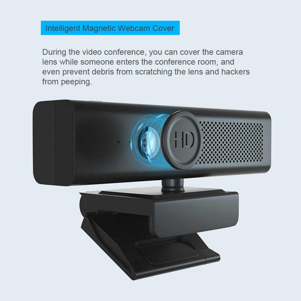USB Webcam 1080P HD Computer Camera with HiFi Speaker Microphone ...