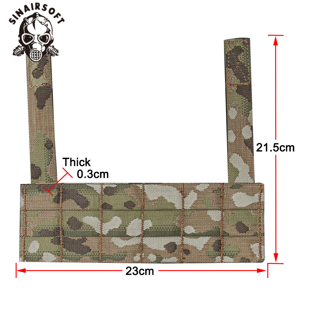 SINAIRSOFT Tactical MOLLE Chest Hanging Extension Board Outdoor EUD ...