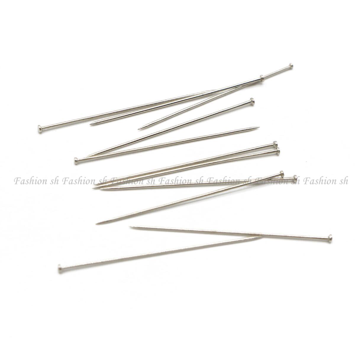 New 1 Box - 25/50pcs Alloy Safety Pins, Long Lapel Pins for Clothing ...