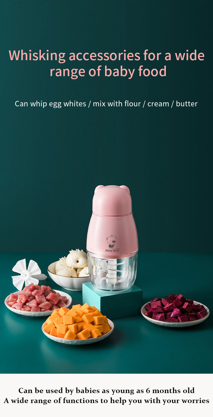 【Ready Stock】8 Gifts Baby Mini blender Electric Baby Food Grinder ...