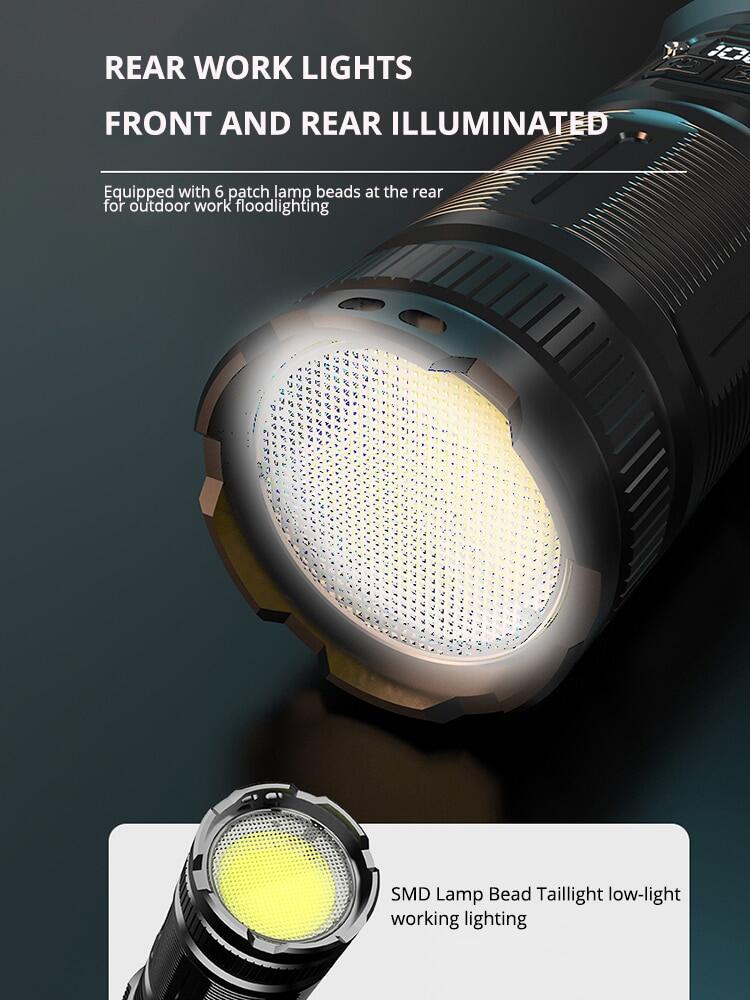 12000000LM 1000W flashlights heavy duty japan emergency light ...