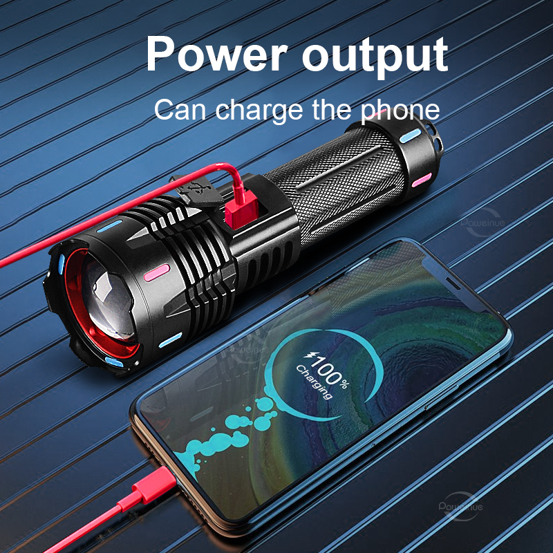 800W high power laser light flashlight 100000 lumen original lampu ...