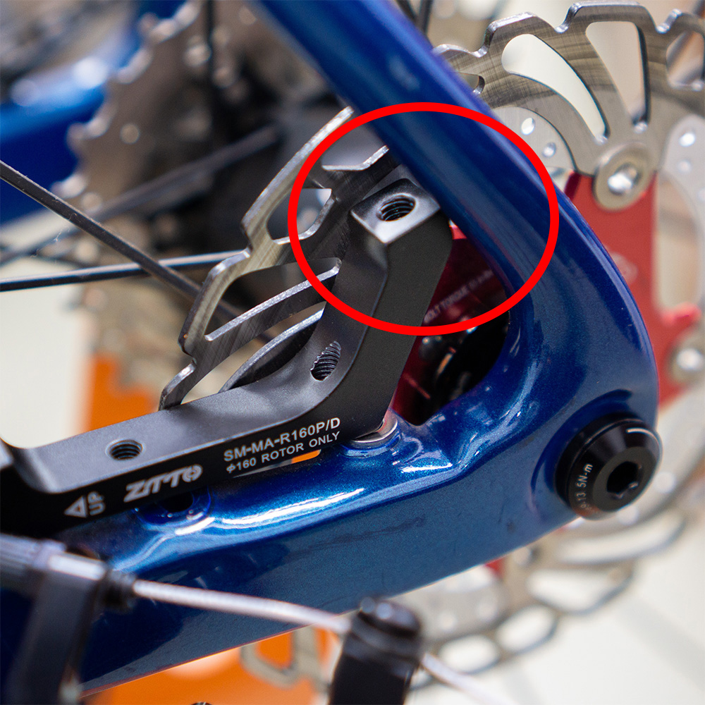 ZTTO Disc Brake Adaptor Gravel Bike Flat Mount to Post Mount PM Adapter ...