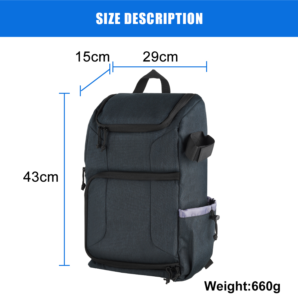 Selens Camera Bag Fashion Backpack Multi-functional Waterproof DSLR Bag ...