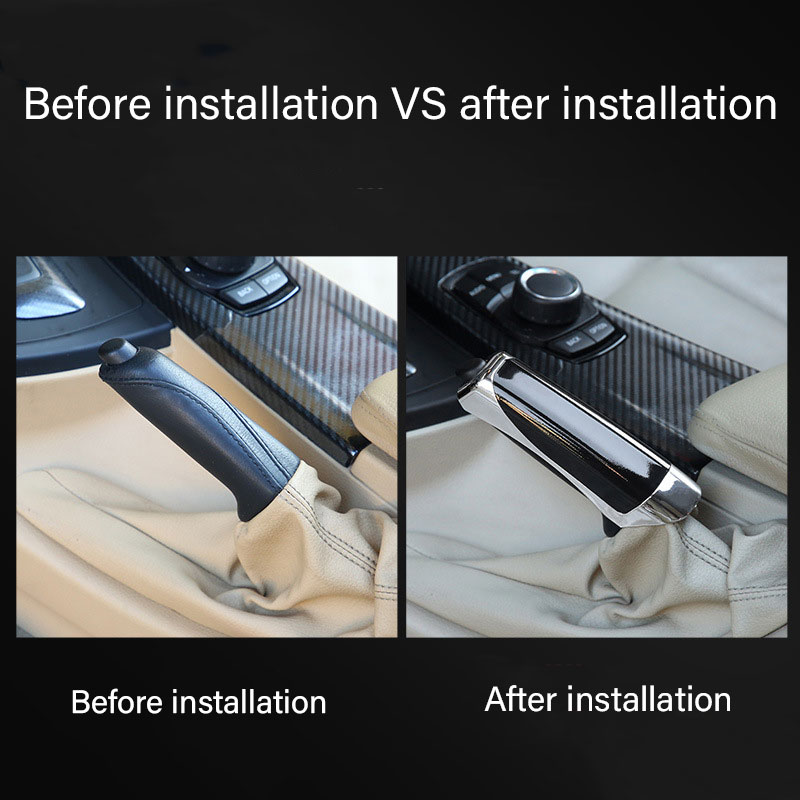 For Proton car carbon fiber pattern handbrake decorative cover ...