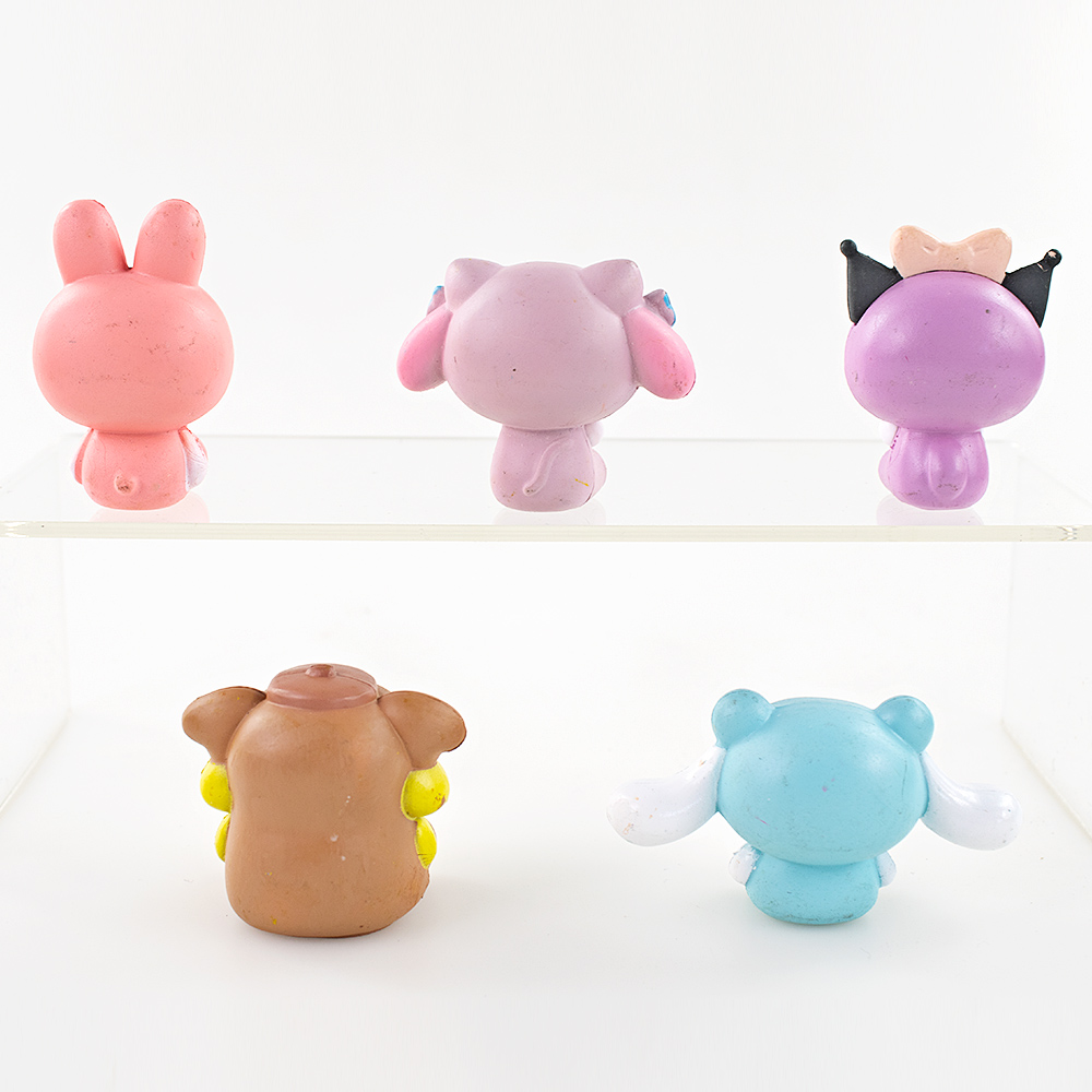 5Pcs/Set 4cm Sanrio Hello Kitty Kuromi Melody Cinnamoroll Diy Kawaii ...