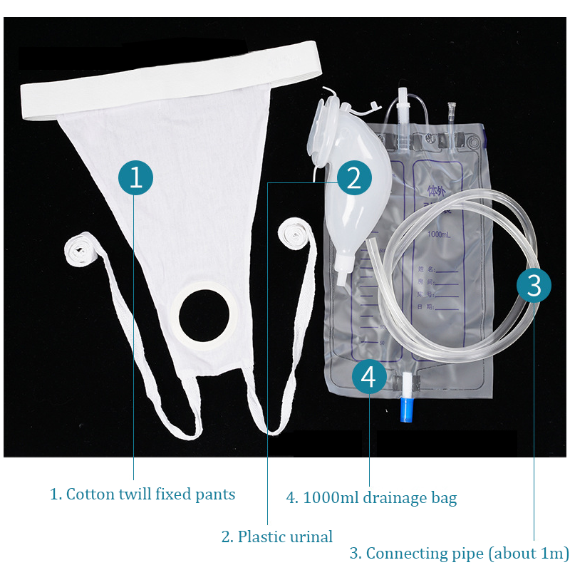 Silicone Reusable Urine Collection Urinal Portable Urinary System ...