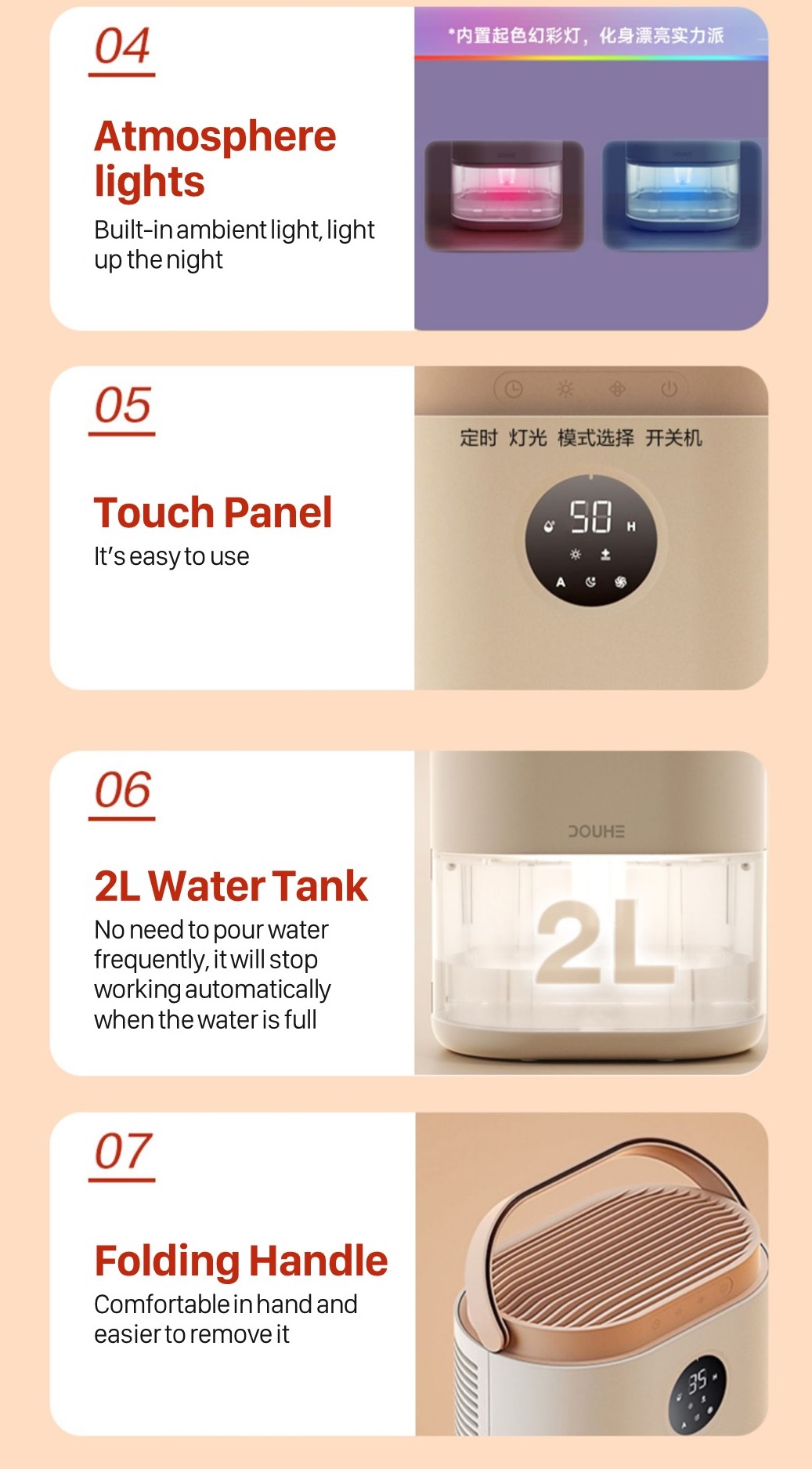 【MY STOCK】Xiaomi Douhe Dehumidifier for Home Bathroom Bedroom Air ...