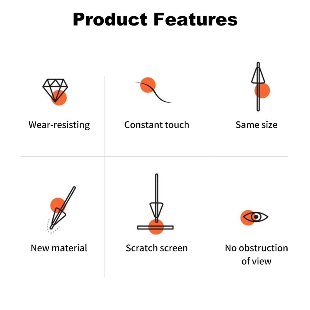 Wear-resistant Replacement Nib Tips for Xiaomi Stylus Pen 2nd Xiao mi ...