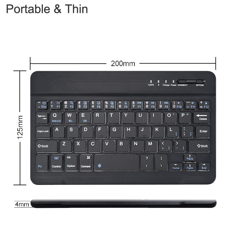 Wireless Keyboard For Samsung Galaxy Z Fold 5 4 3 2 Magnetic Folding ...
