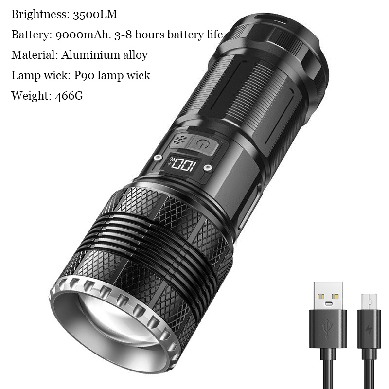 Most powerful torchlight LED flashlight waterproof flash lights ...