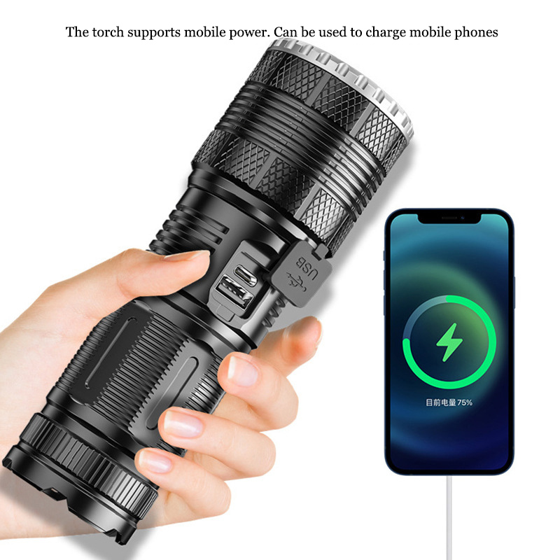 Most powerful torchlight LED flashlight waterproof flash lights ...