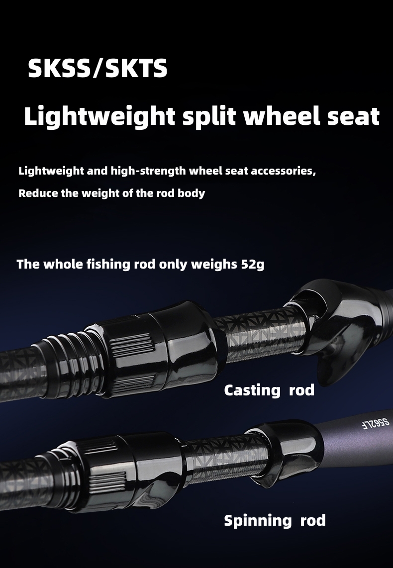 Mavllos ORCA Ultralight Carp Fishing Rod, UL Solid Tip with Fuji Ring ...