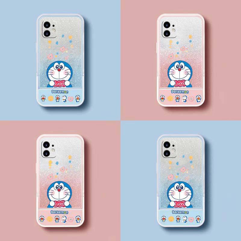 Glitter doraemon Invisible Bracket for samsung Galaxy A02 M02 A03 A03S ...
