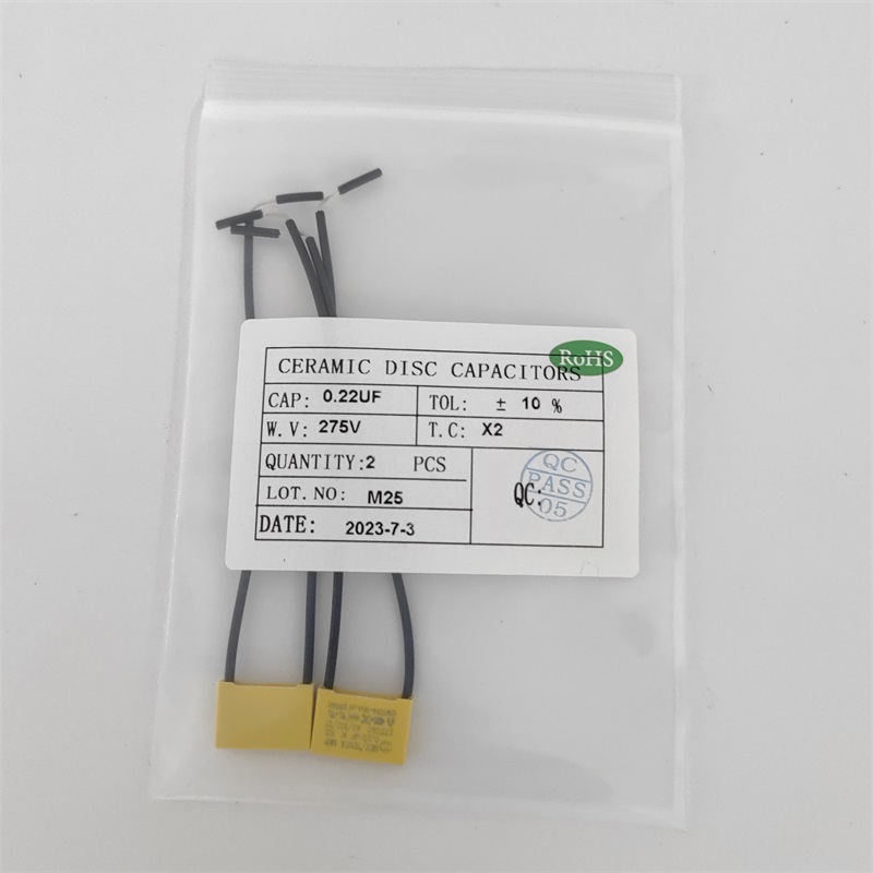 Safety Regulation X2 Capacitor Smart Switch Power Tool Capacitor 0.22 ...