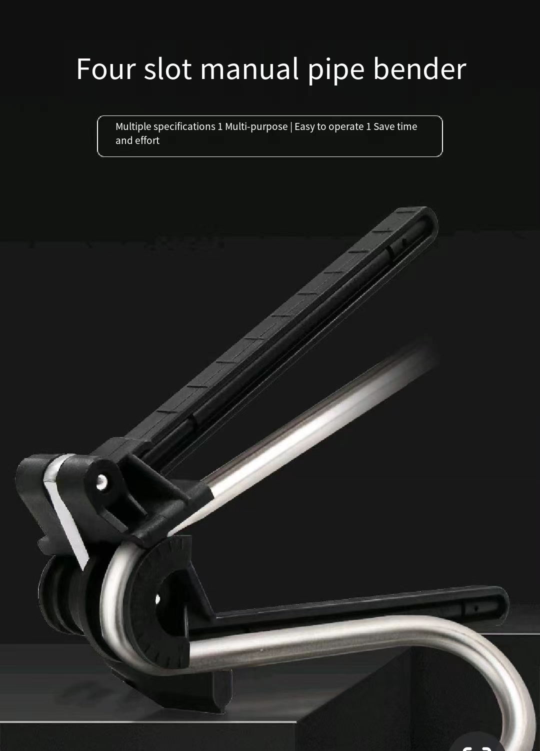 Pipe bender 180° four-slot pipe bender Combined pipe bender Multi ...