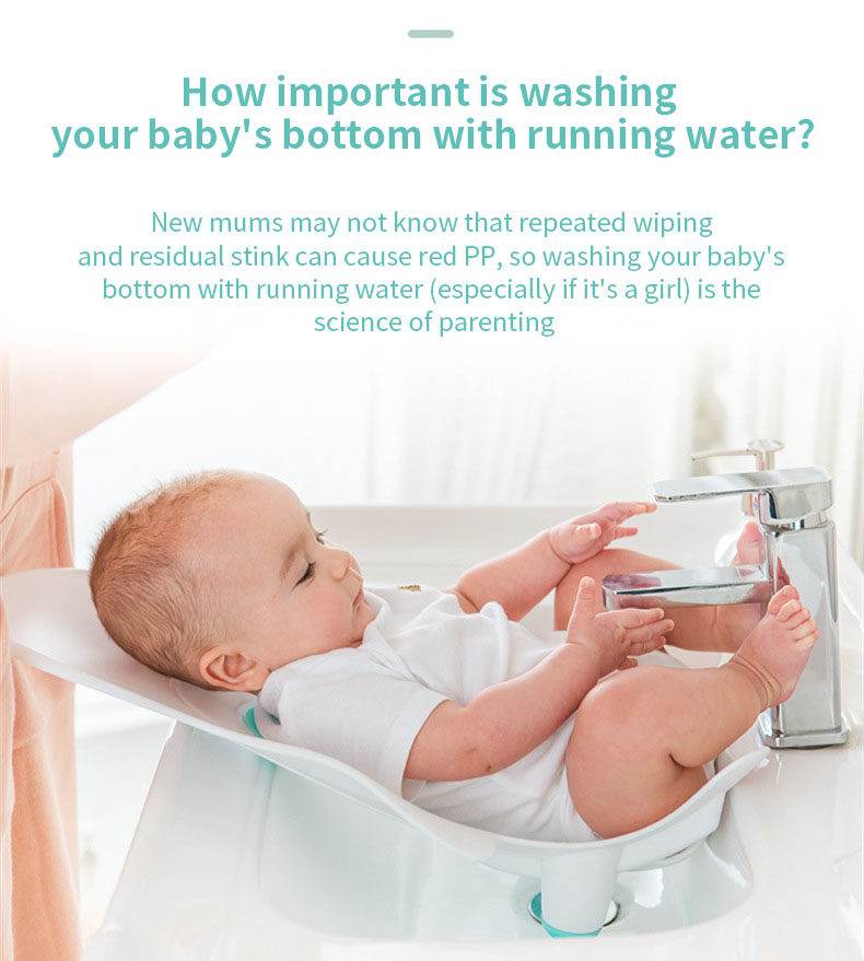Baby butt washing tool Foldable Baby Bath Tub Baby care products Baby ...