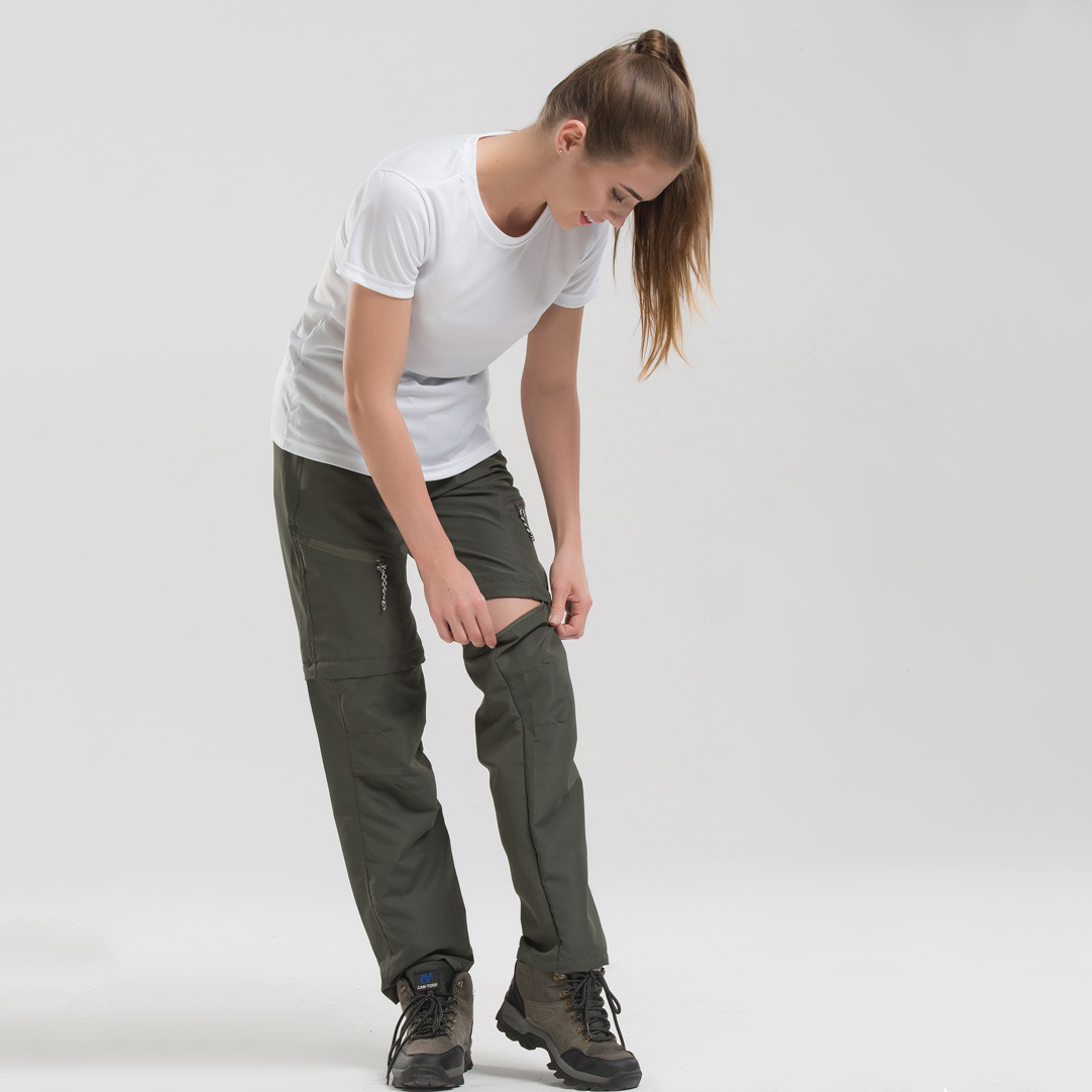 Men Pant Quick-drying Removable Pants Women Detachable Sport Outdoor ...