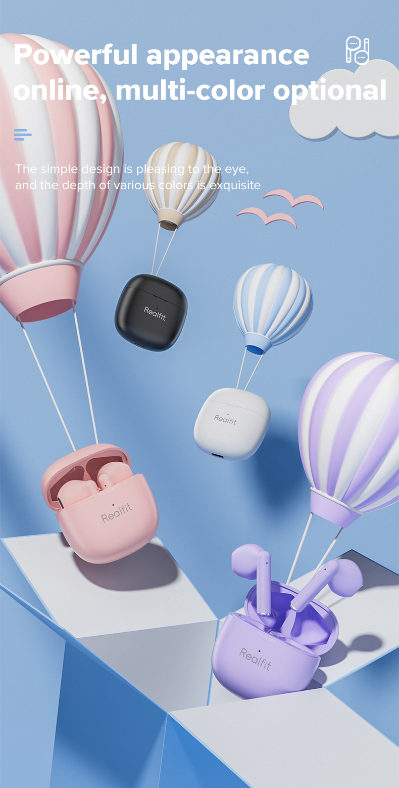 Realfit F1 Bluetooth Earphone Excellent HIFI Quality Wireless Earbuds ...