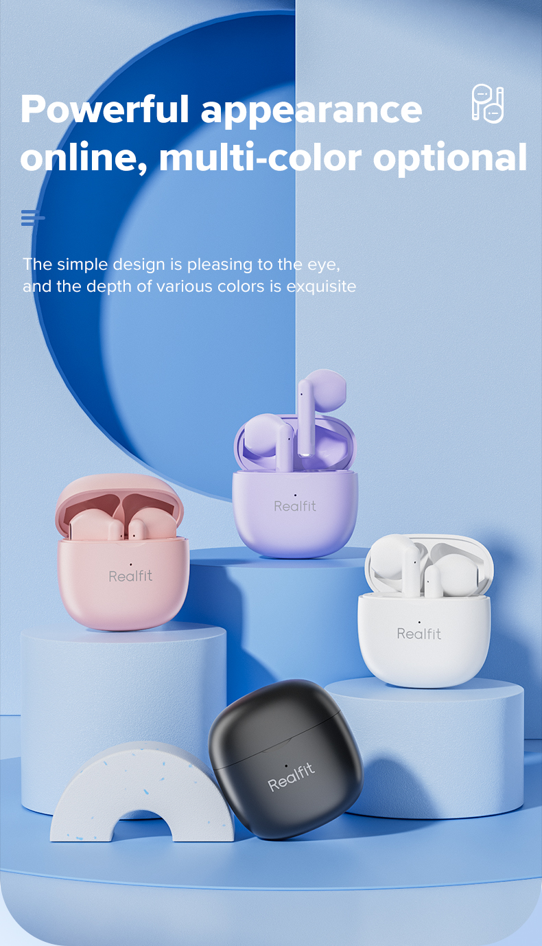 Realfit F1 Bluetooth Earphone Excellent HIFI Quality Wireless Earbuds ...