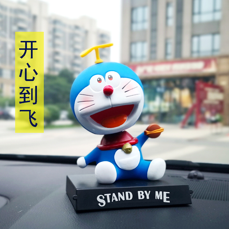 12 Style 12cm Anime Doraemon Nobita Nobi Robot Cat Shaking Head Doll ...