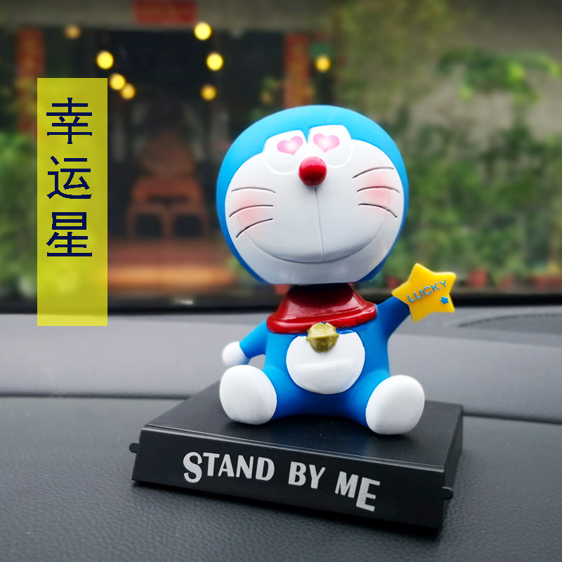 12 Style 12cm Anime Doraemon Nobita Nobi Robot Cat Shaking Head Doll ...