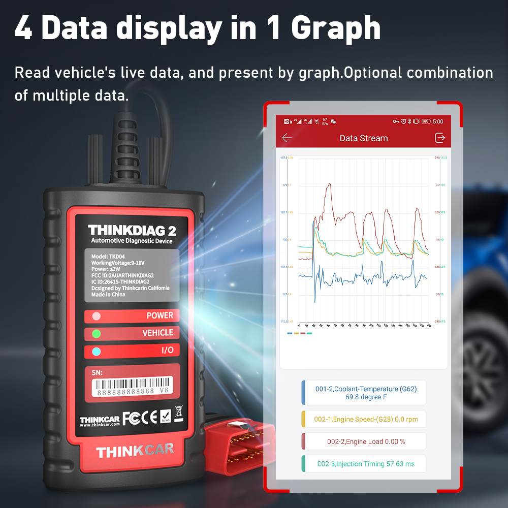 【COD】Thinkdiag2 All System Bidirectional Control OBD2 Diagnostic ...
