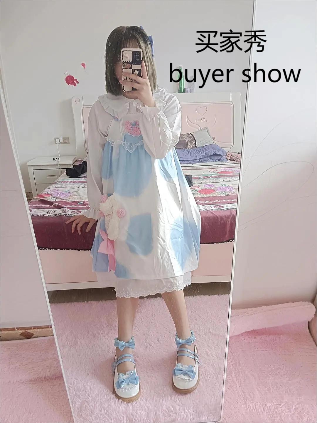 JK uniform shoes cute lolita student flat big Top smJK female Small ...