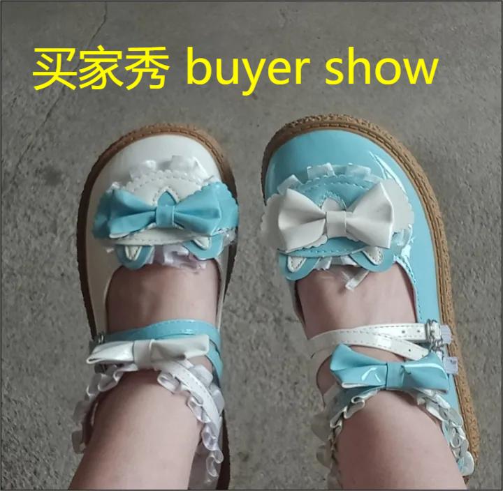 JK uniform shoes cute lolita student flat big Top smJK female Small ...