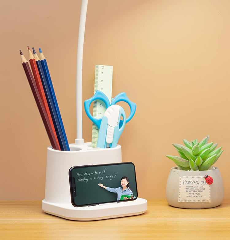 Study Table Lamp Eye-Caring LED Desk Lamp 3 Color Adjustable LED ...