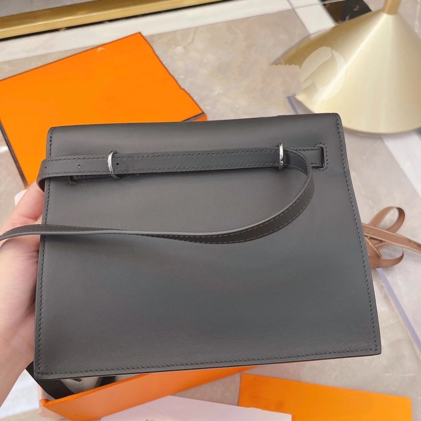 Genuine leather shoulder bag for woman vintage Togo leather danse bag ...