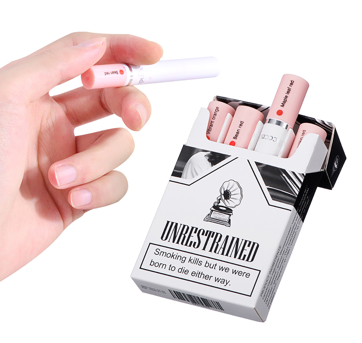 Cigarette Shape Lipstick Set - 4 Colors Matte Velvet, Long Lasting ...