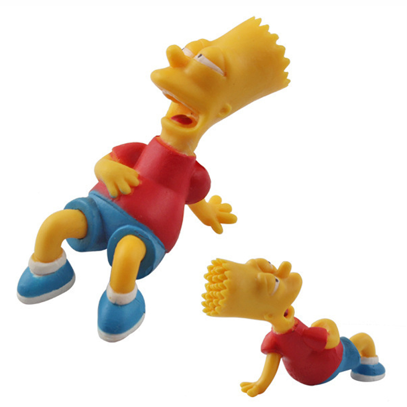 14Pcs/Set 6-12cm The Simpsons Figure Homer J Simpson Marge Simpson Bart ...