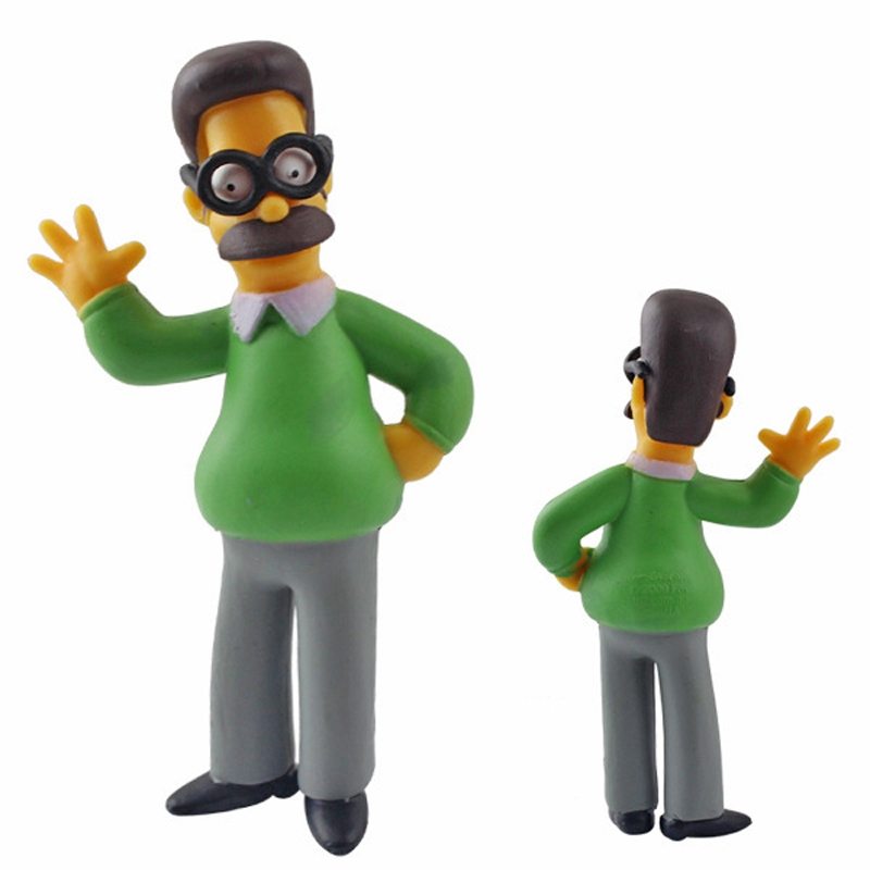 14Pcs/Set 6-12cm The Simpsons Figure Homer J Simpson Marge Simpson Bart ...