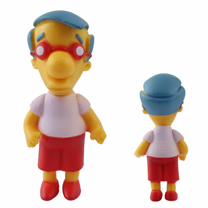 14Pcs/Set 6-12cm The Simpsons Figure Homer J Simpson Marge Simpson Bart ...