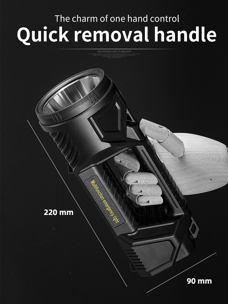 Portable Light Spotlights LED Flashlight with Warm Light torch light ...
