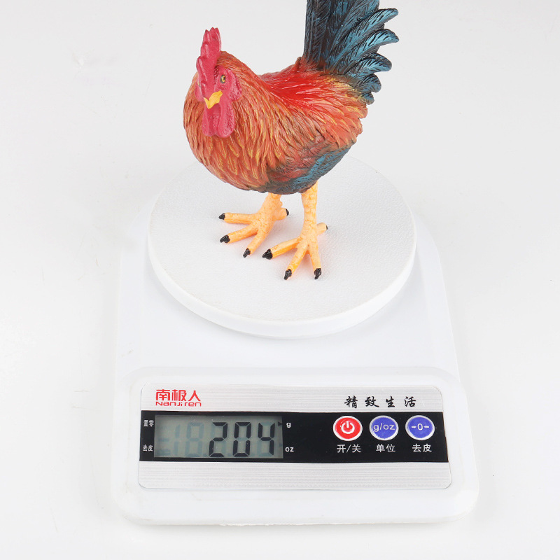 poultry rooster simulation model children cognitive toys animal props ...