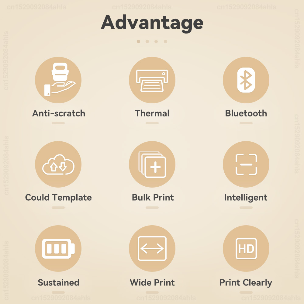 Marklife P50 Barcode Label Printer Labeling Maker Machine Mini Portable ...