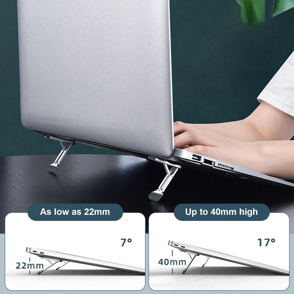 Mini Laptop Holder Portable Laptop Stand Foldable Invisible Notebook ...