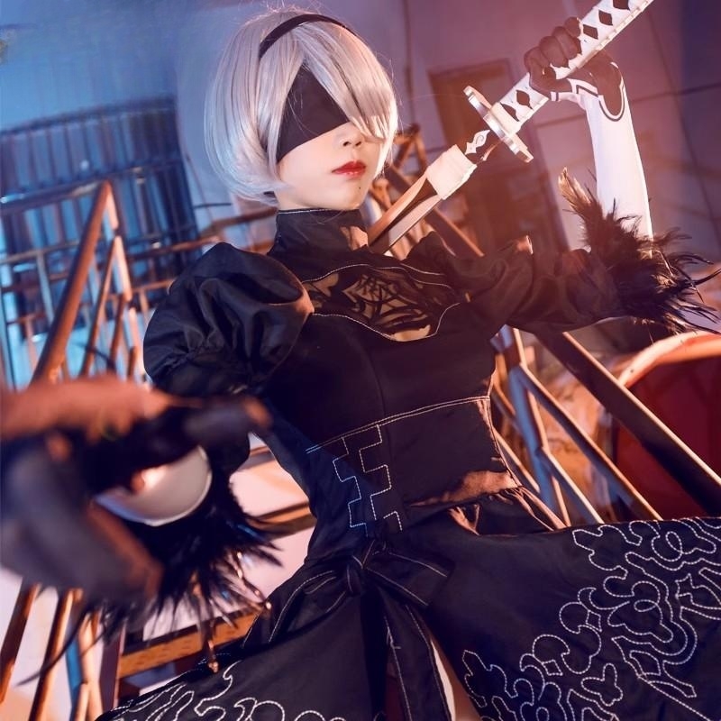Anime Nier Automata Cosplay 9s Yorha 2b Cosplay Suit Male Women Outfit